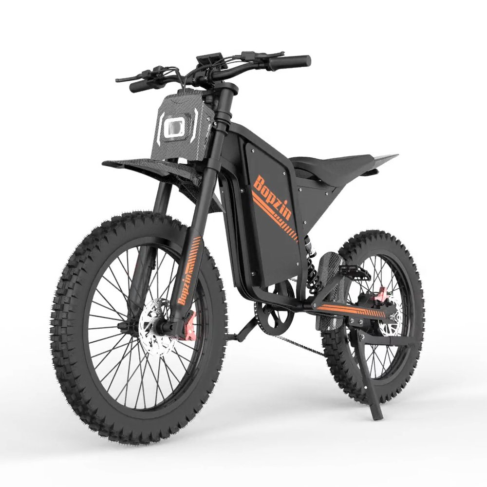 Electric motorcycle Bopzin Q8, 2000W, 60V, 35Ah battery, 25x3.0" tyres ...